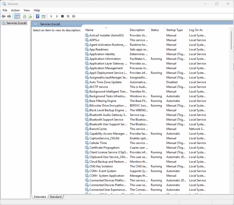 How To Use Windows Services Management and Services.msc - GadgetMates
